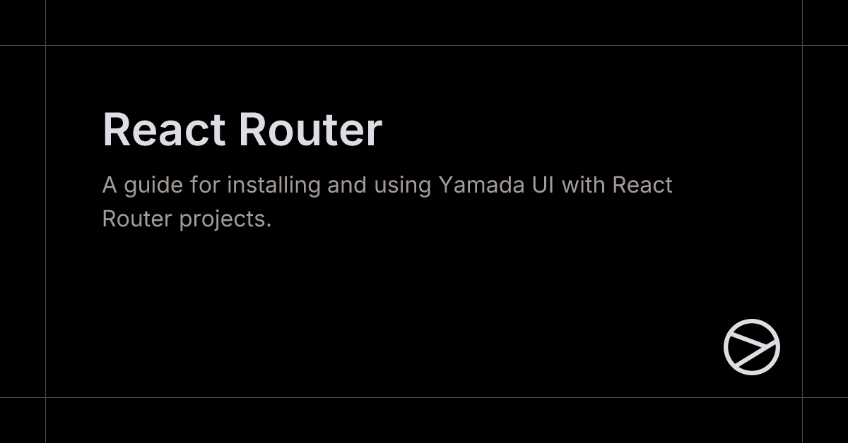 React Router - Yamada UI