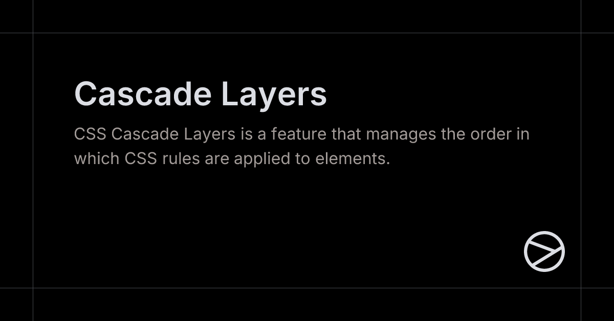 Cascade Layers - Yamada UI