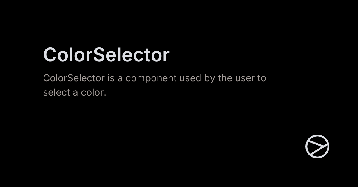 ColorSelector - Yamada UI