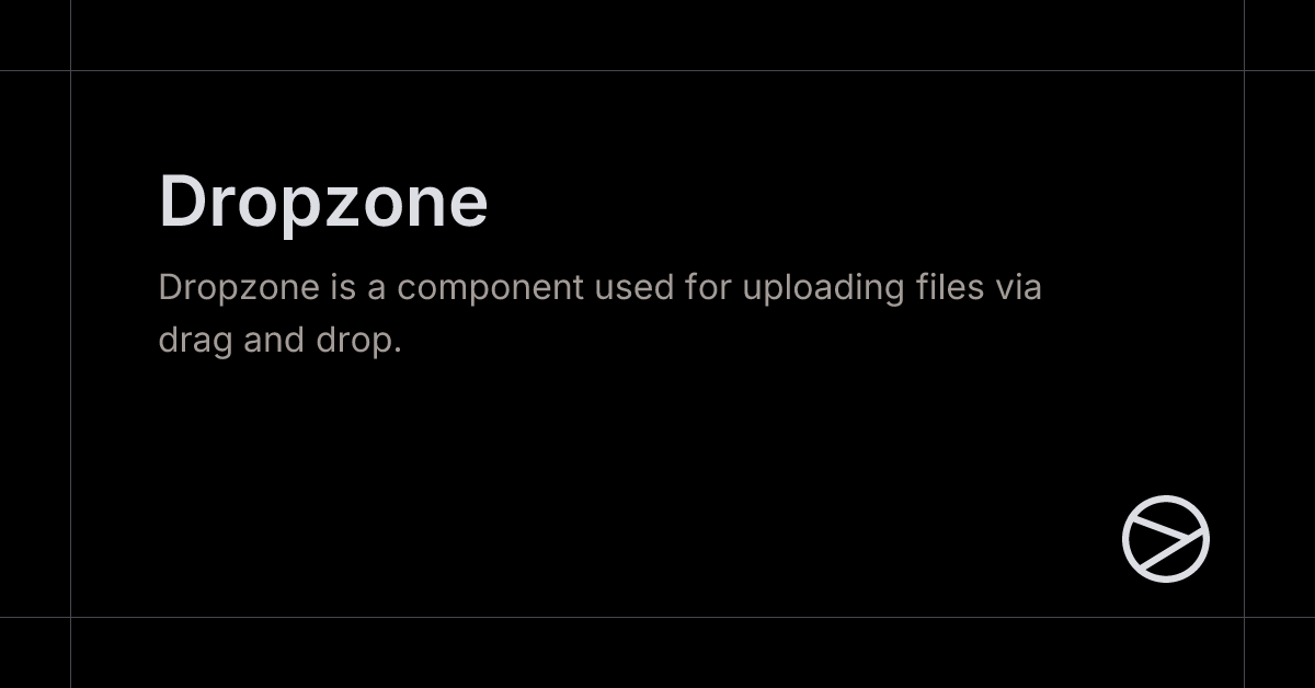 Dropzone - Yamada UI