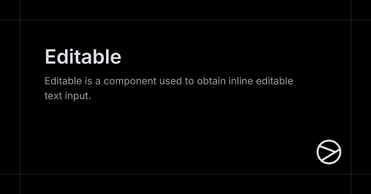 Editable - Yamada UI