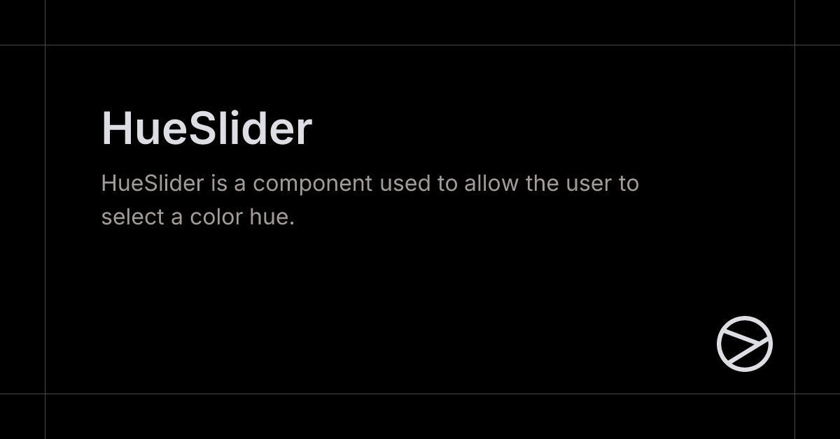 HueSlider - Yamada UI