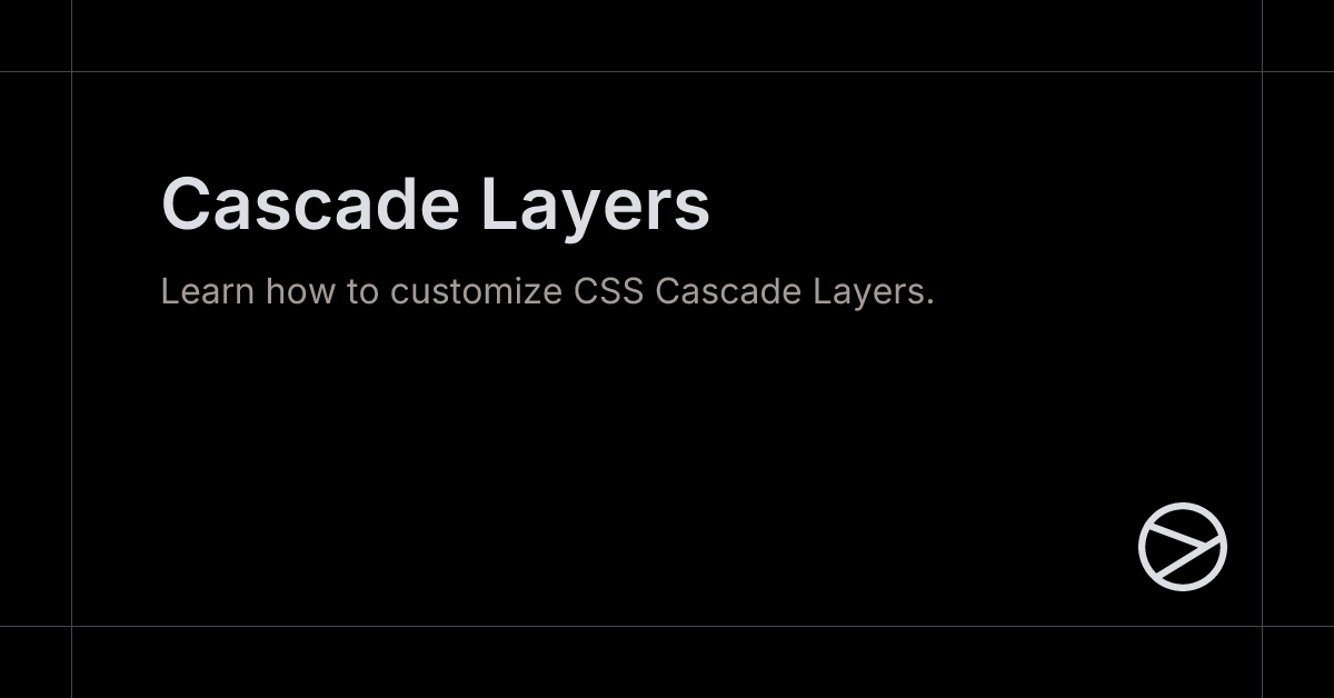 Cascade Layers - Yamada UI