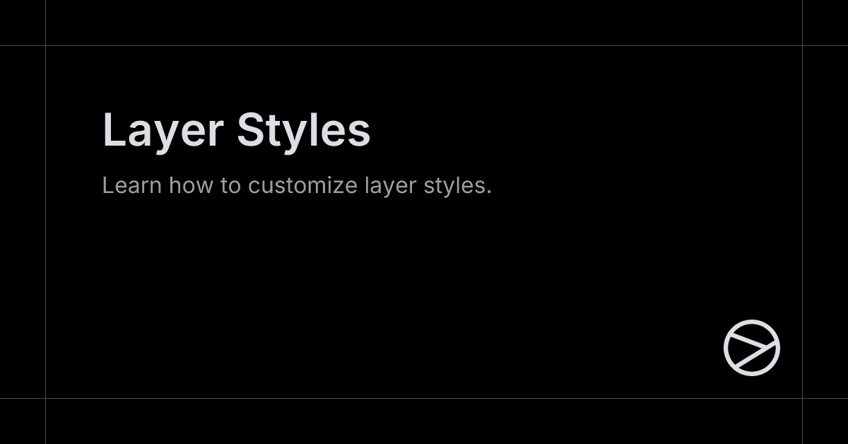 Layer Styles - Yamada UI