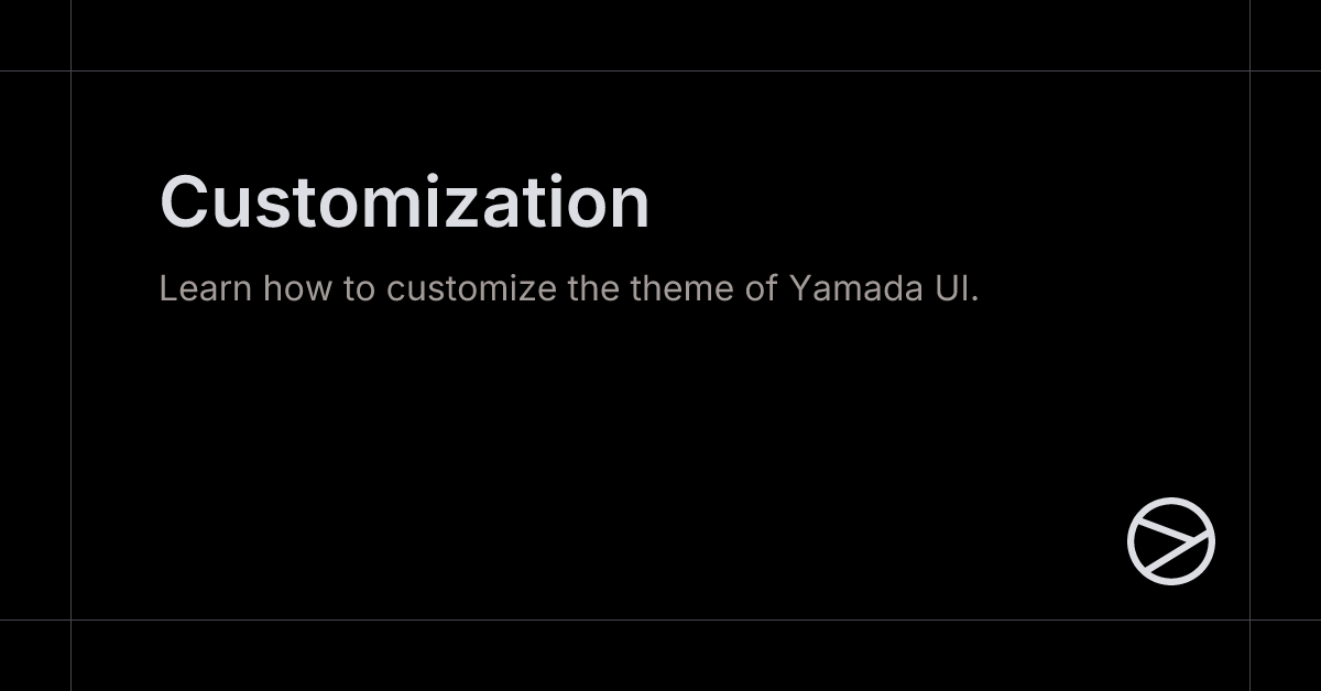 Customization - Yamada UI