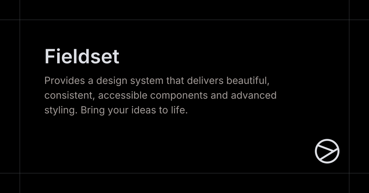 Fieldset - Yamada UI